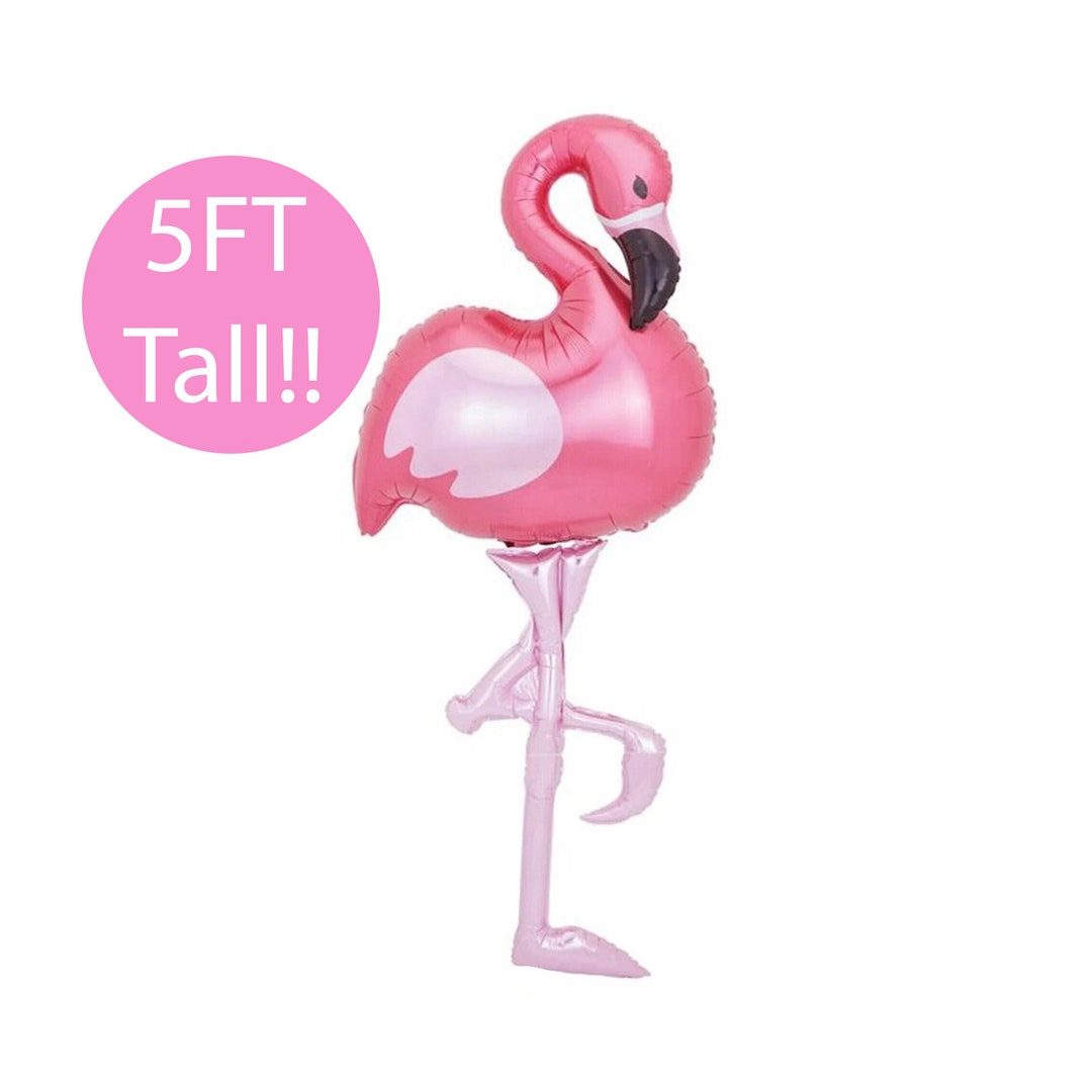 5FT Jumbo Flamingo Balloon Flamingo Birthday Party Tropical - Etsy