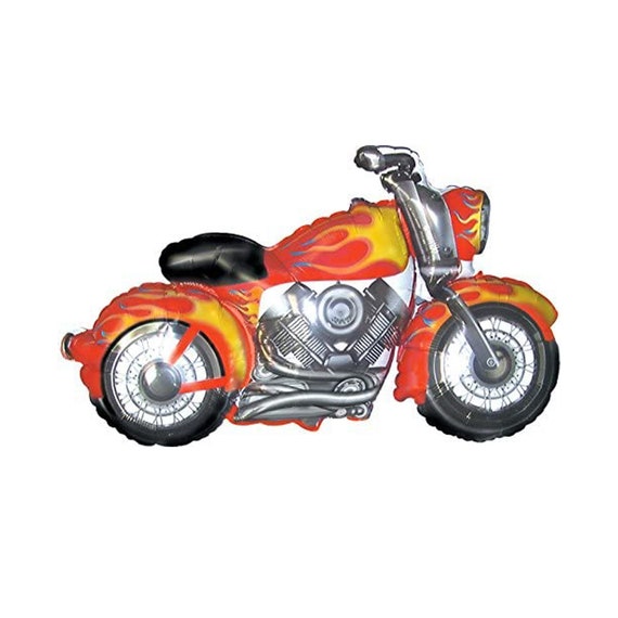 45 Motorcycle Balloon Motorcycle Birthday Party - Etsy