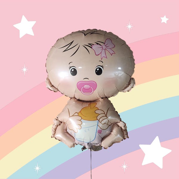 Baby Girl Balloon - Etsy
