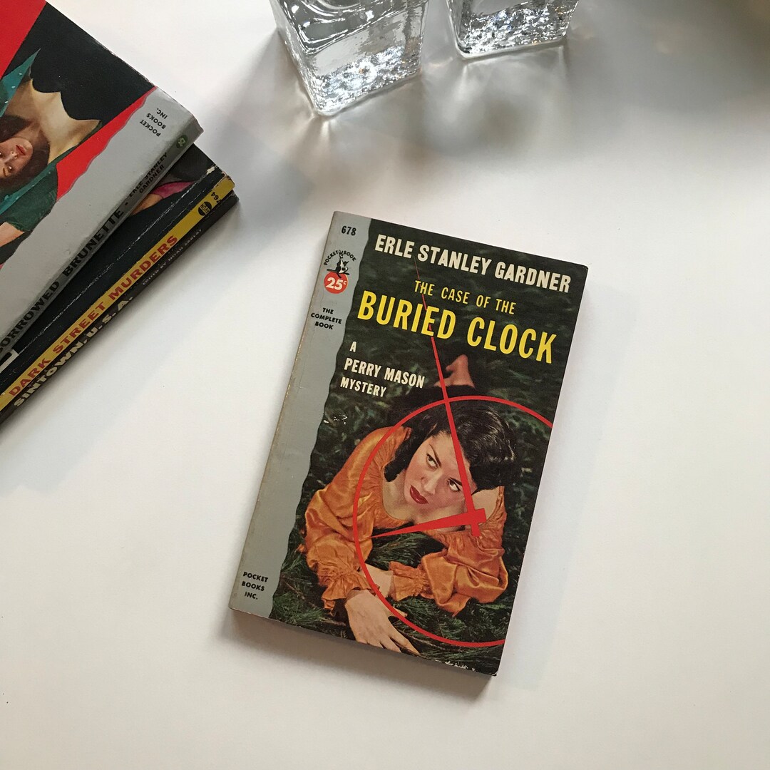 1943 Pulp the Case of the Buried Clock by Erle Stanley Gardner - Etsy