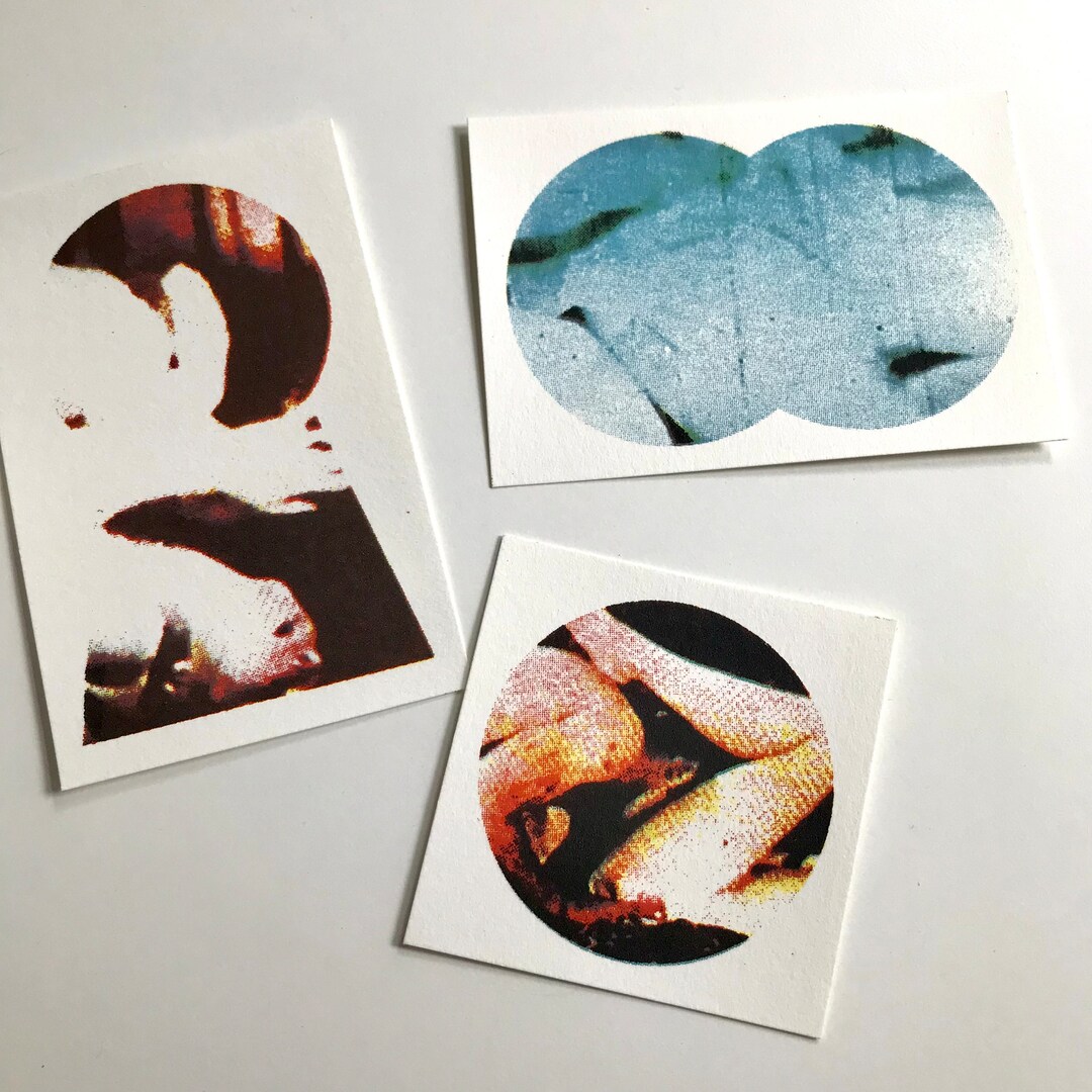 ADULT Set of 3 Small Screenprints - Etsy
