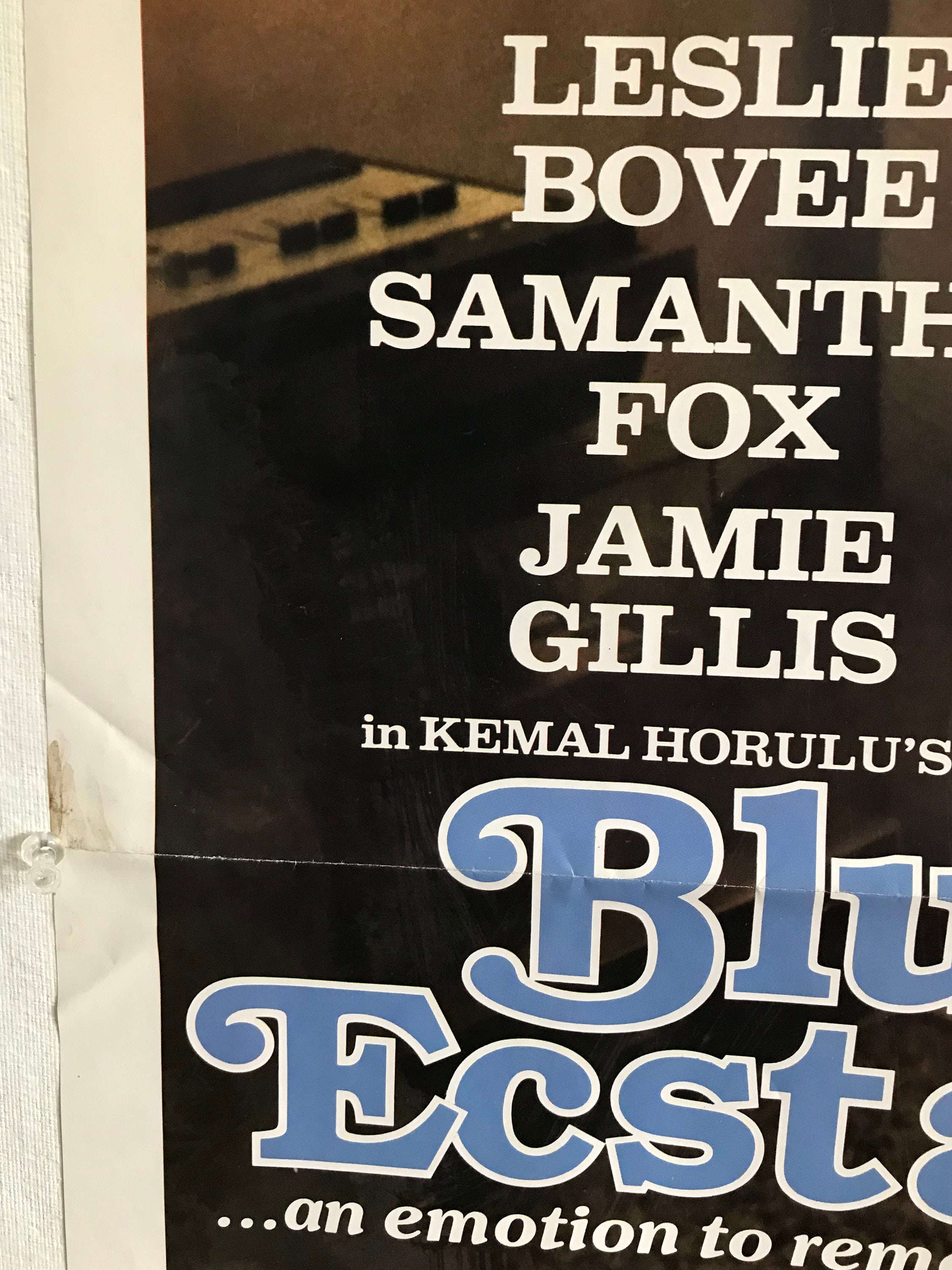 1980 ADULT blue Ecstasy Original Poster - Etsy