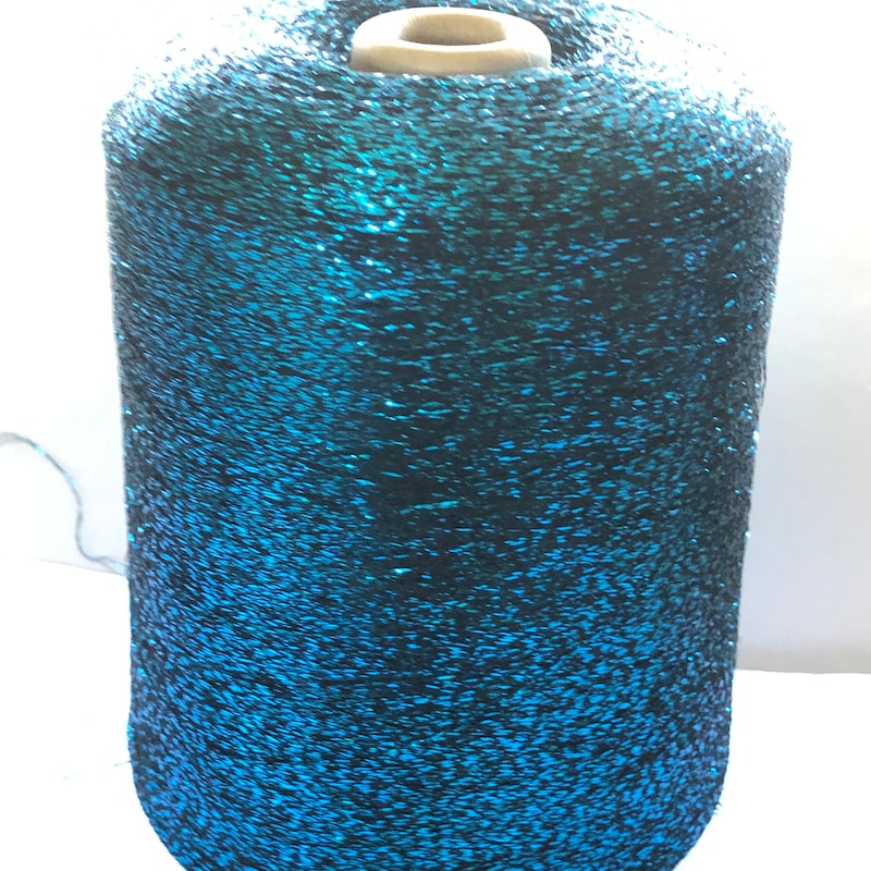 Blue Lurex Fabric - Etsy