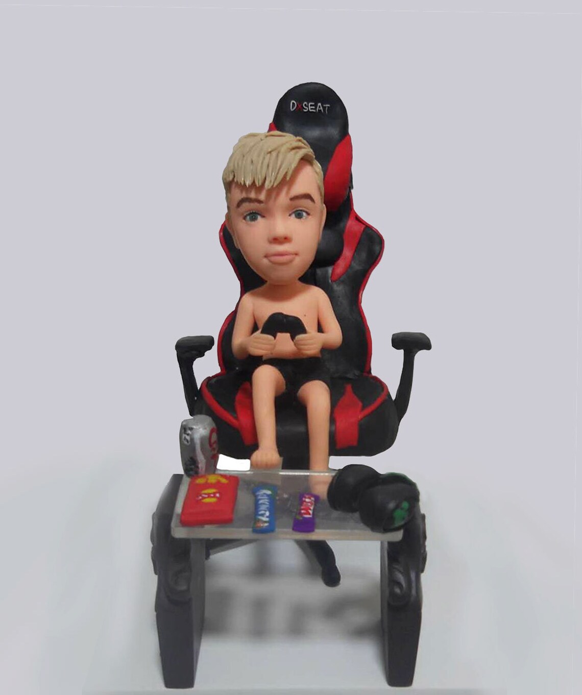 Custom Figurine of You and Your Gear Cake Topper for | Etsy