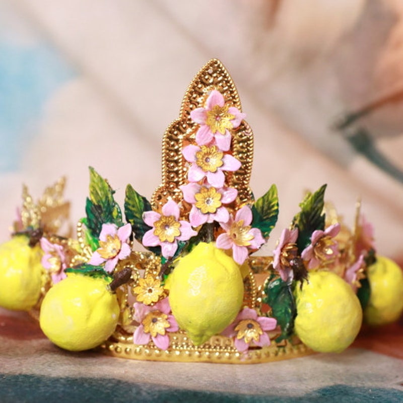Lemon Crown - Etsy