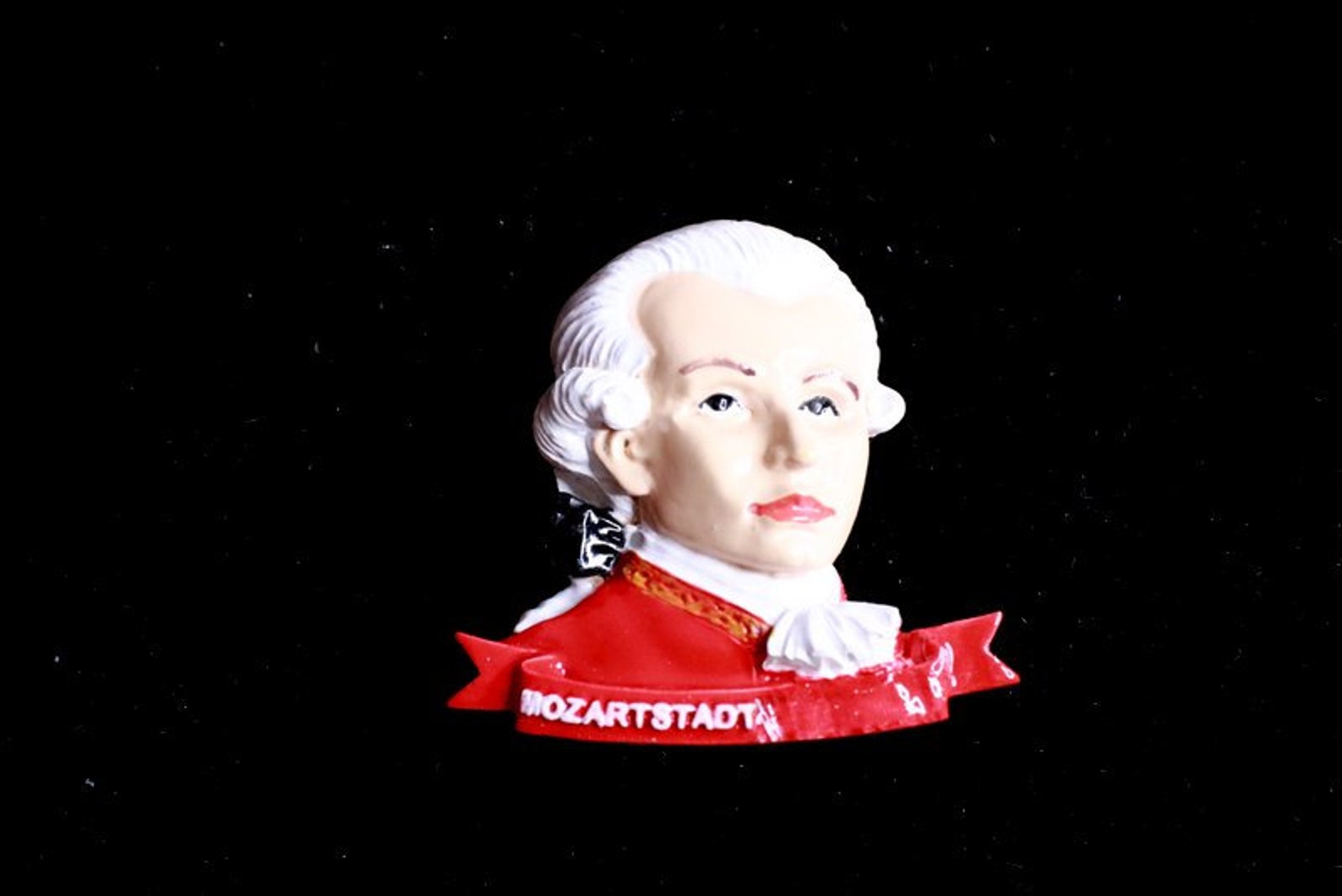 Brooch Wolfgang Amadeus Mozart Unique Hand Painted - Etsy