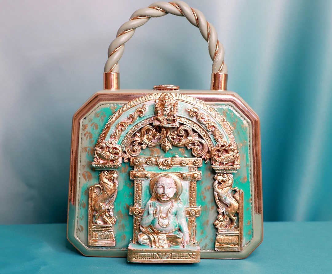 Asian Revival Hand Painted 3D Effect Boutique Handbag - Etsy