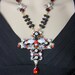 Set of Queen Bee Baroque Huge Red Crystal Cross Crystal Bee Lemon ...