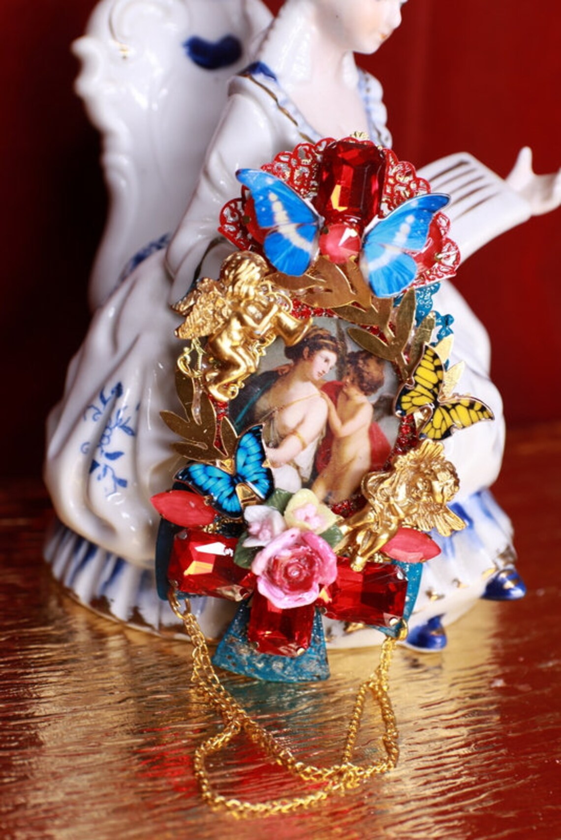 Brooch Renaissance Romantic Venus Rhinestones Stunning Pin - Etsy