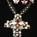 Set of Queen Bee Baroque Huge Red Crystal Cross Crystal Bee Lemon ...