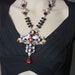 Set of Queen Bee Baroque Huge Red Crystal Cross Crystal Bee Lemon ...