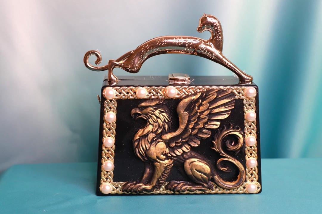 Baroque Hand Painted 3D Effect Boutique Handbag - Etsy