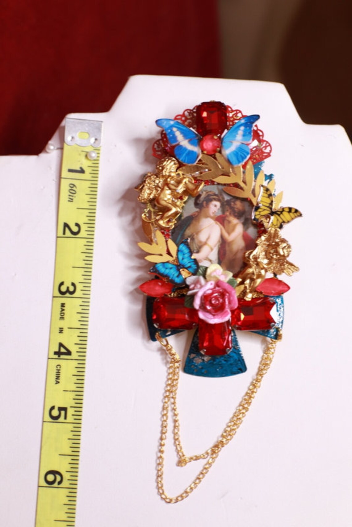 Brooch Renaissance Romantic Venus Rhinestones Stunning Pin - Etsy