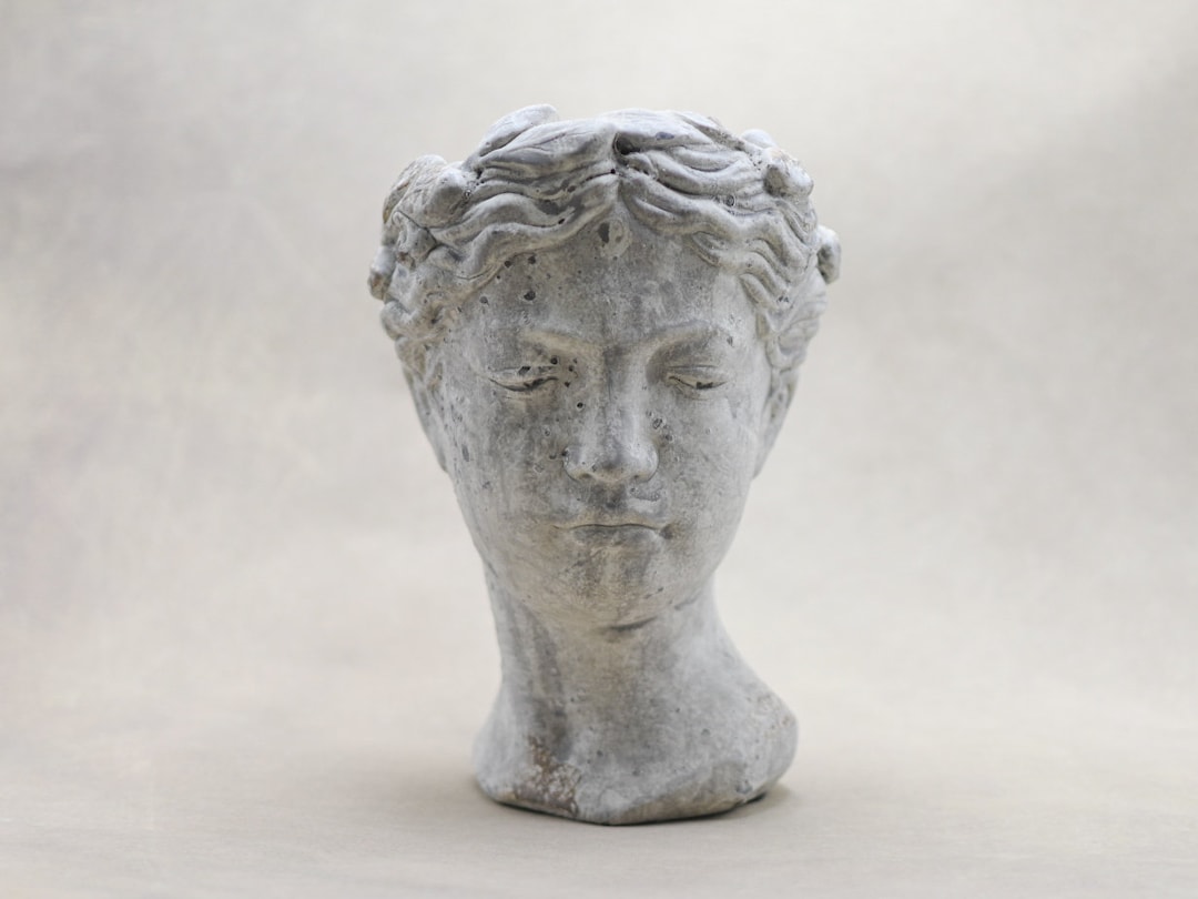 Grecian Bust Pot, Vintage Bust Style, Vintage Bust, Traditional Decor ...