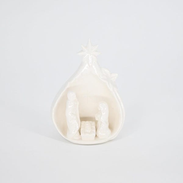 Pottery Nativity Set - Etsy