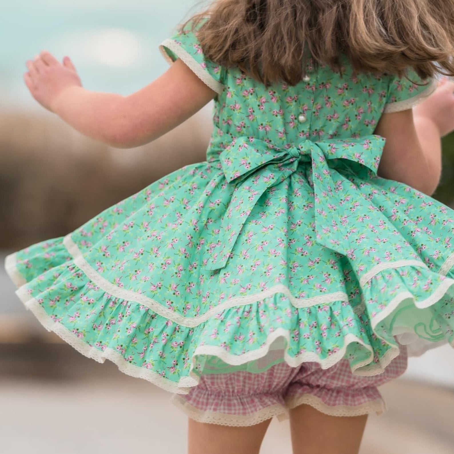 Girls Easter Dress, Vintage Inspired Dress, Girls Floral Dress - Etsy