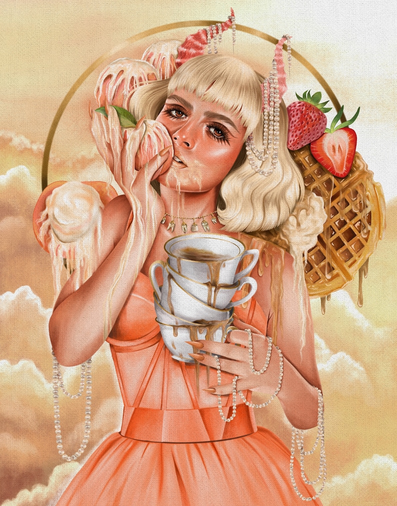 Gluttony - Seven Deadly Sins Illustration Art Print - Etsy
