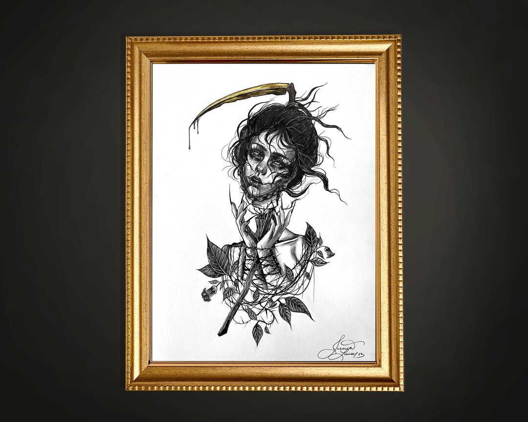 Botanophobia - Fear of Plants - Inkotber Art Print - Etsy