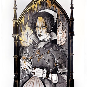 Bloody Mary - Inktober Art Print - Etsy