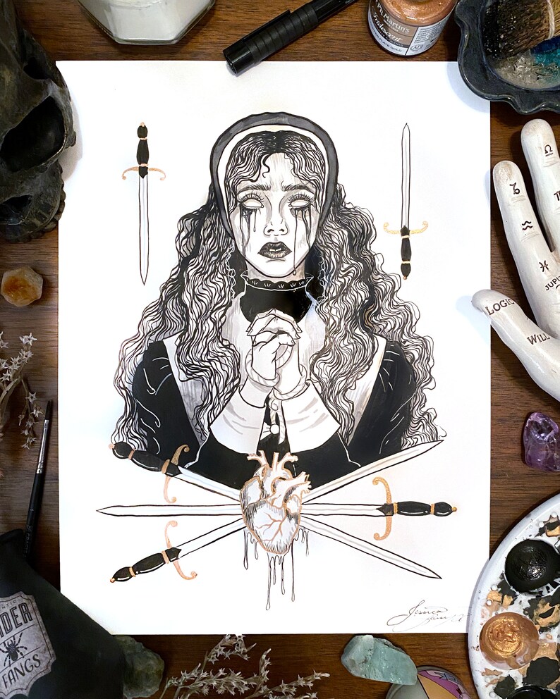 Goody Cole Inktober Art Print - Etsy