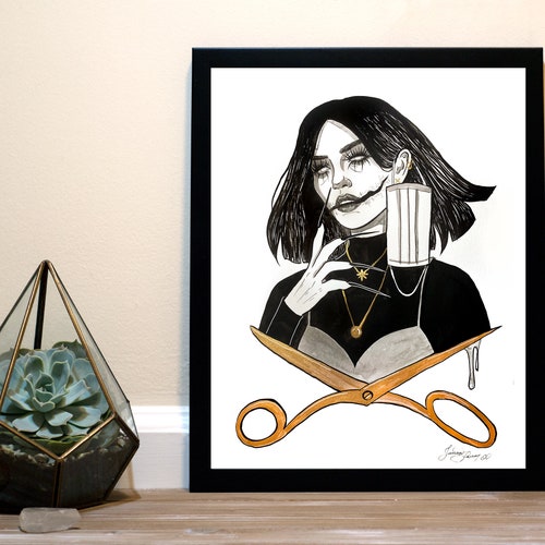 Headless Nun Inktober Art Print - Etsy