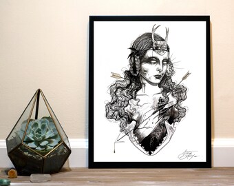 Wiccaphobia Fear of Witches & Witchcraft Inktober Art Print - Etsy