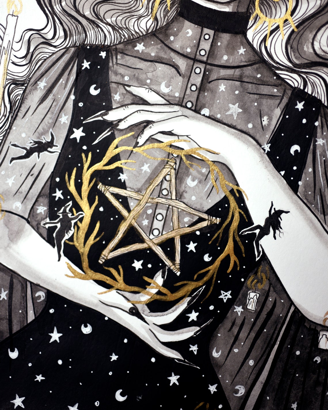 Coven Inktober Art Print - Etsy