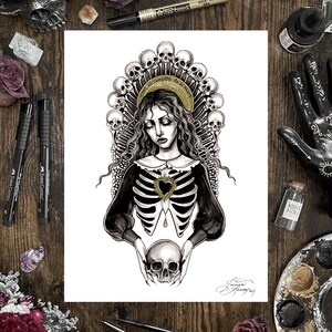 Catacombs Original Pen and Ink Drawing - Etsy