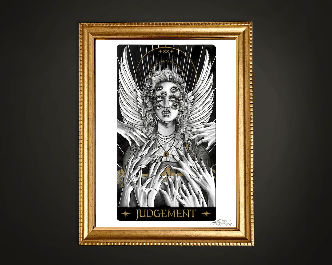Judgement - Tarot Card Art Print - Etsy