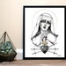 Wiccaphobia Fear of Witches & Witchcraft Inktober Art Print - Etsy