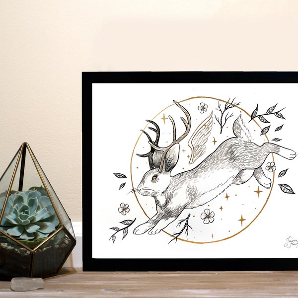 Jackalope Art - Etsy