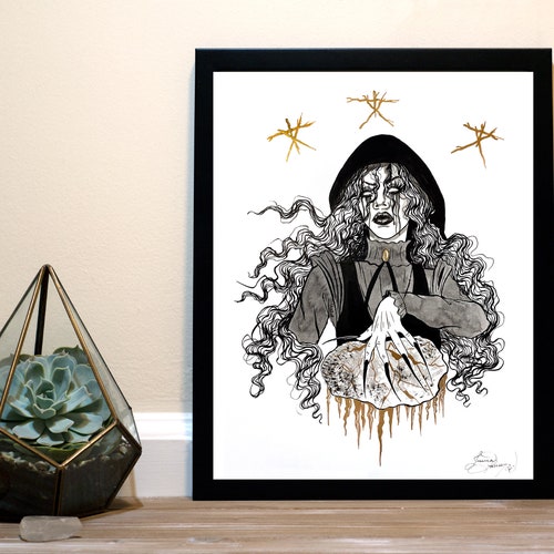 Wiccaphobia Fear of Witches & Witchcraft Inktober Art Print - Etsy