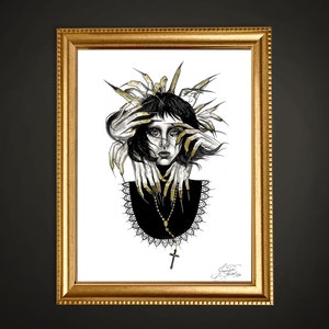 Chirophobia Fear of Hands Inktober Art Print - Etsy