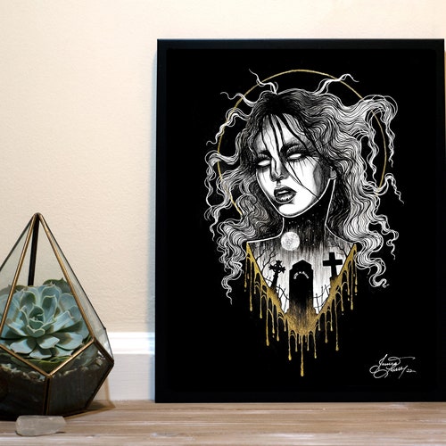 The Norns Inktober Art Print - Etsy