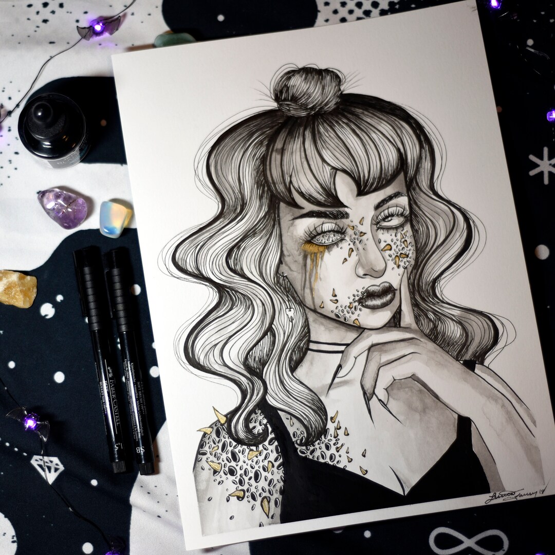 Trypophobia Inktober 2018 Original Art - Etsy