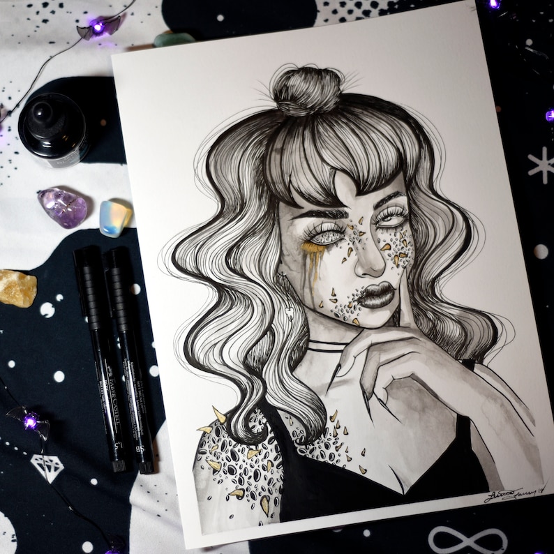 Trypophobia Inktober 2018 Original Art | Etsy