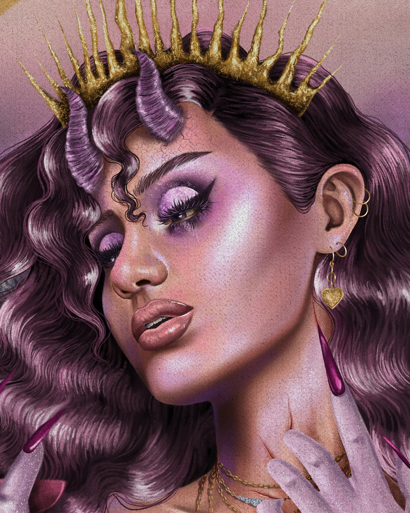 Pride - Seven Deadly Sins Illustration Art Print - Etsy