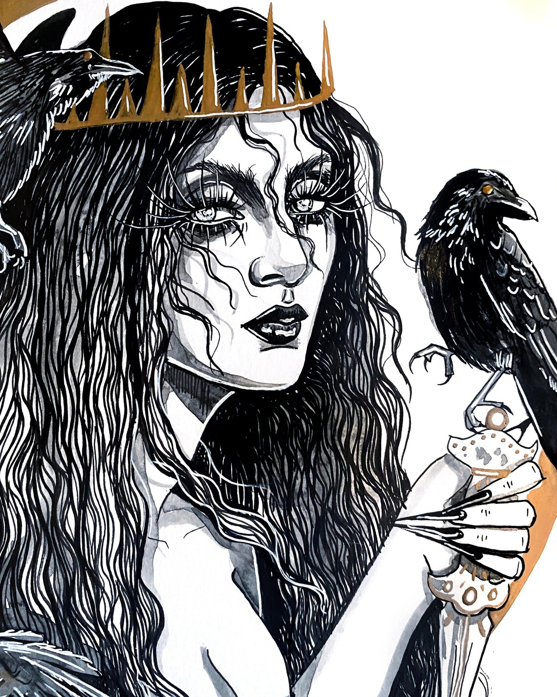 Badb Catha Inktober Art Print - Etsy