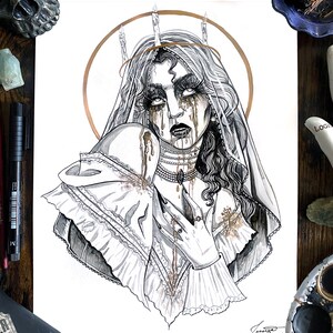 Dearg Due Irish Vampire Inktober Art Print - Etsy