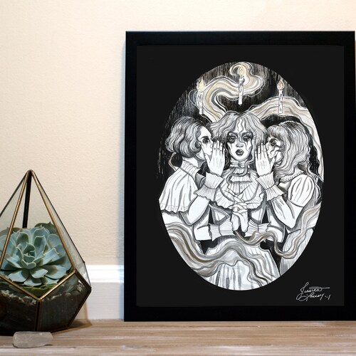Tikwi / Manananggal Inktober Art Print - Etsy