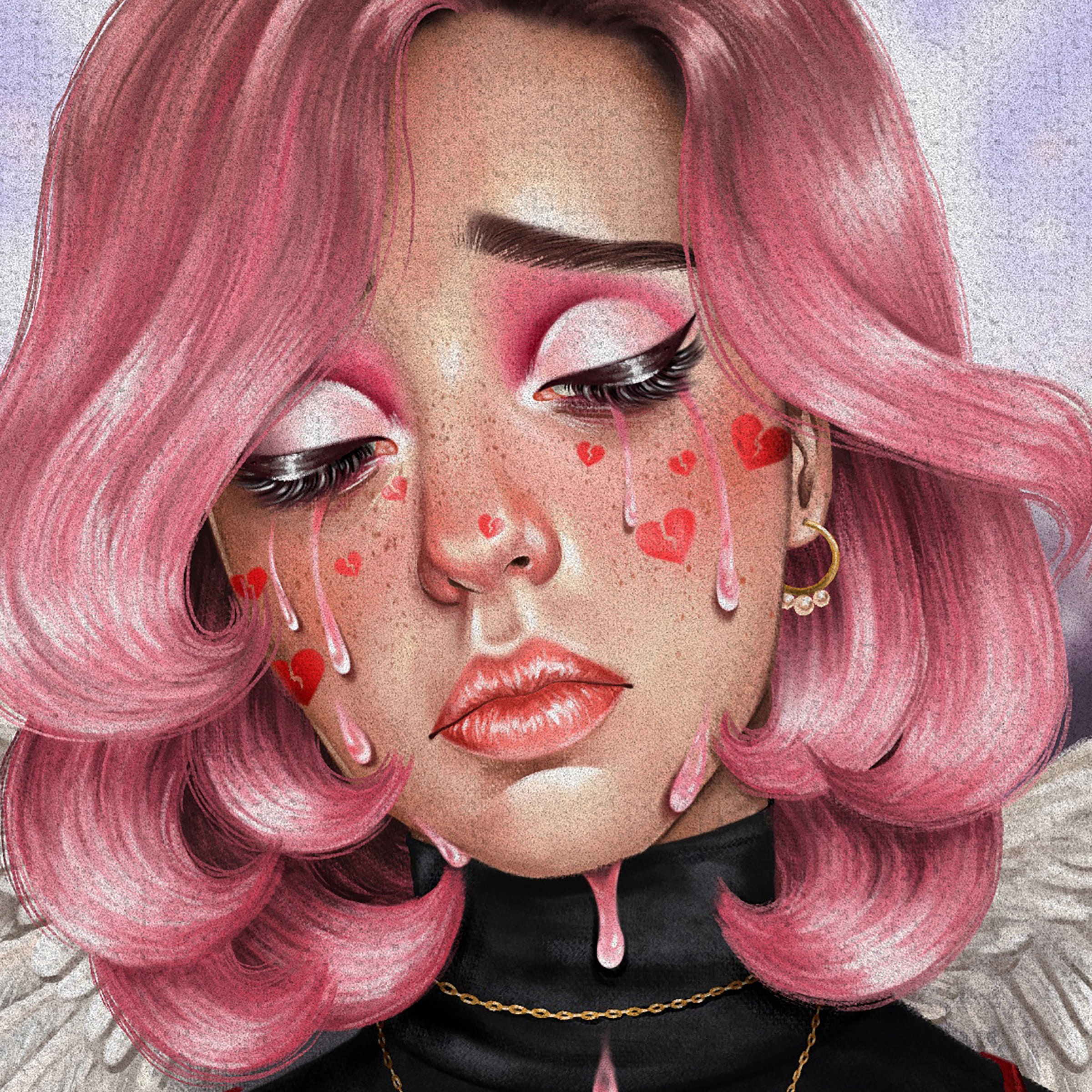 Broken Hearted Fool Art Print - Etsy