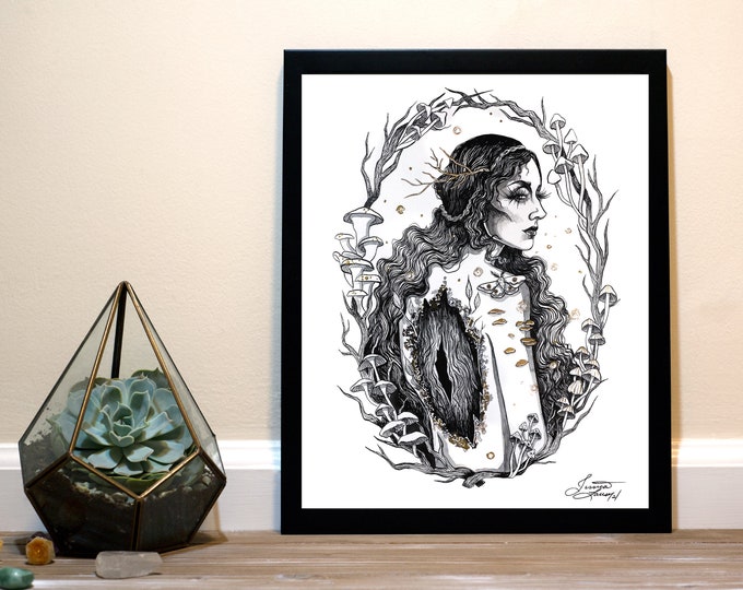 Huldra Prayer Card - Etsy