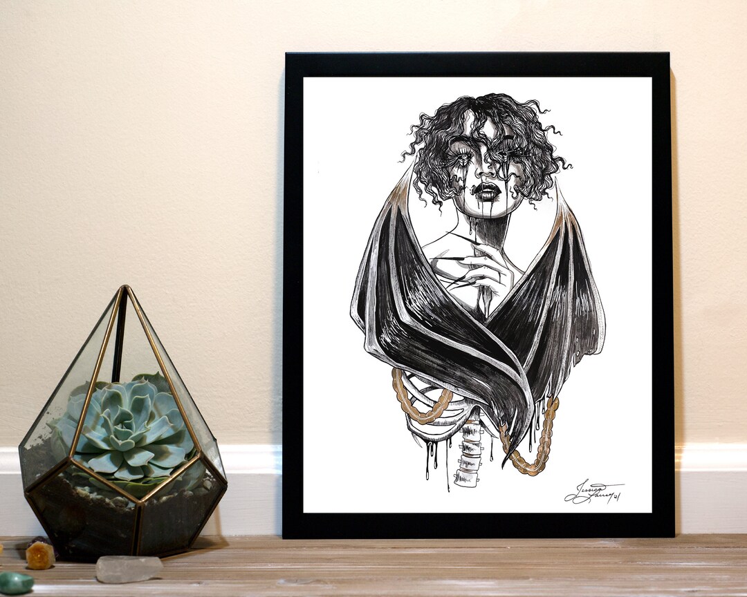 Tikwi / Manananggal - Inktober Art Print - Etsy