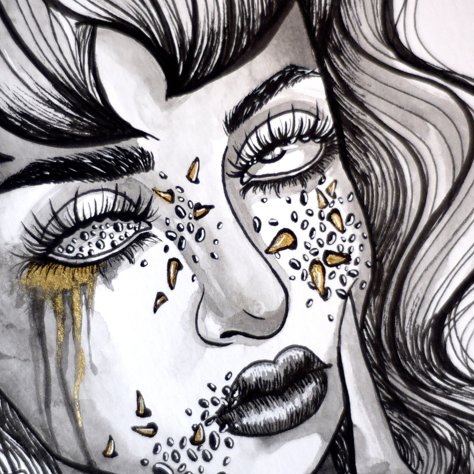Trypophobia Inktober 2018 Original Art | Etsy