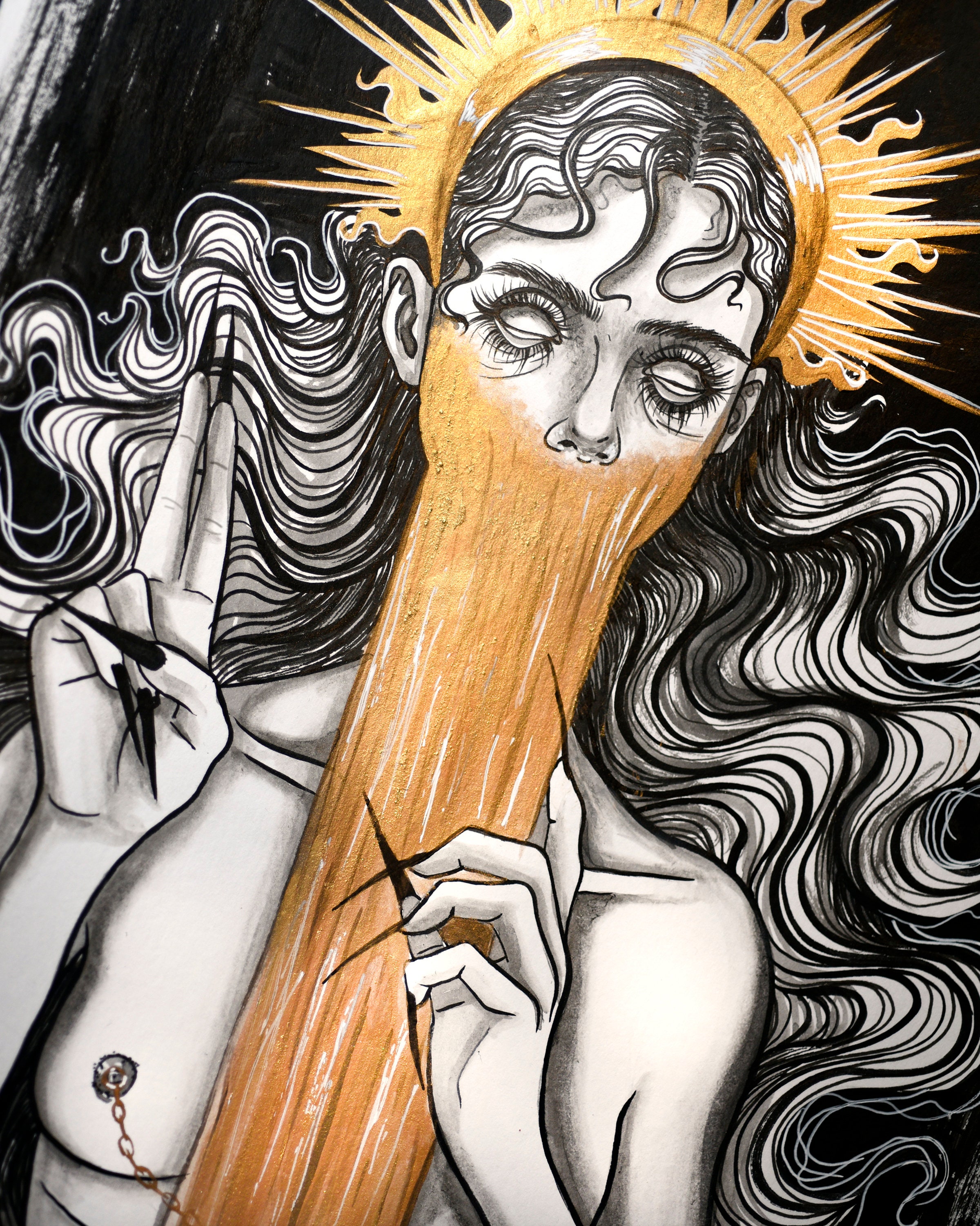 Crooked Inktober Art Print | Etsy