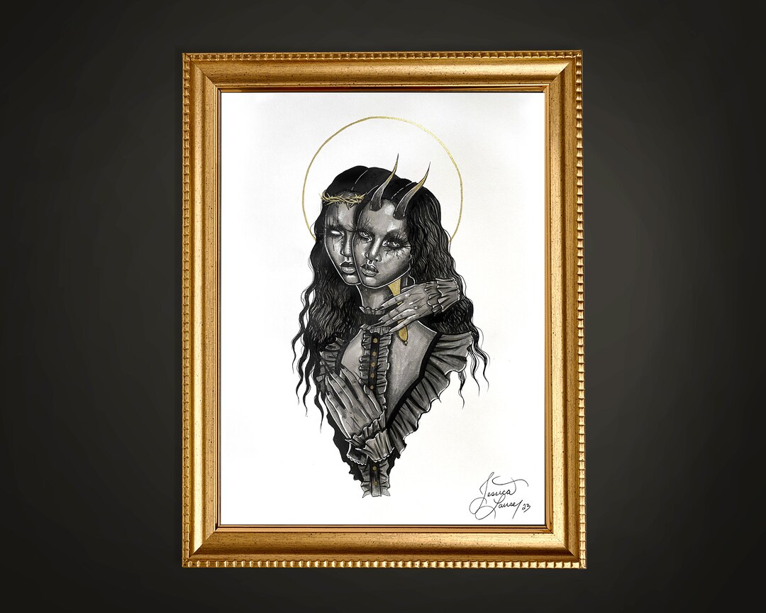 Masklophobia - Fear of Masks - Inktober Art Print - Etsy