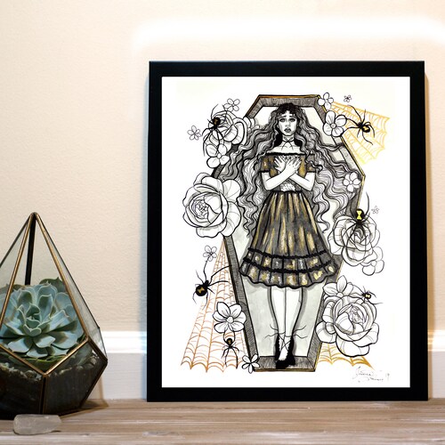 Crooked Inktober Art Print | Etsy