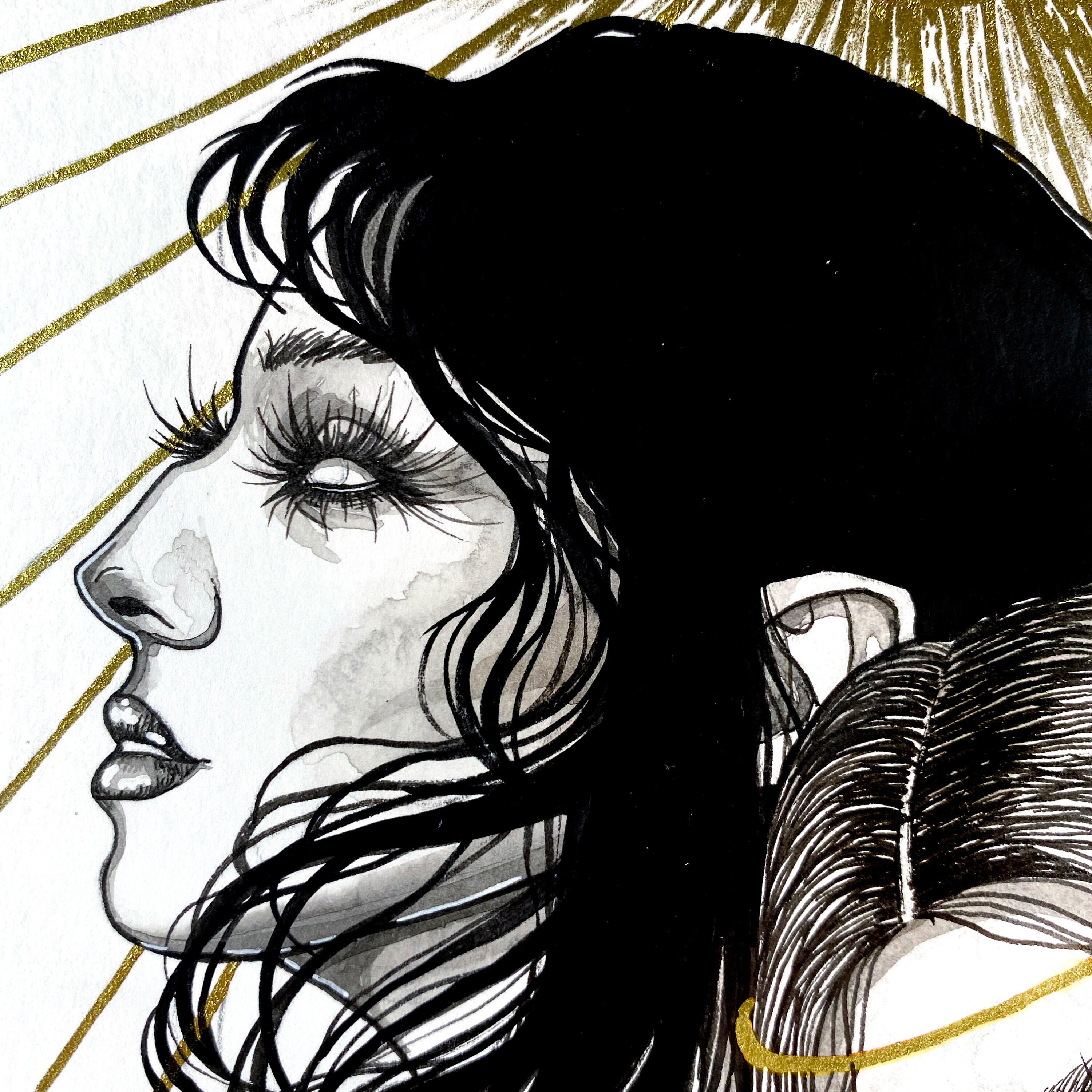 The Lovers Tarot Card Art Print - Etsy