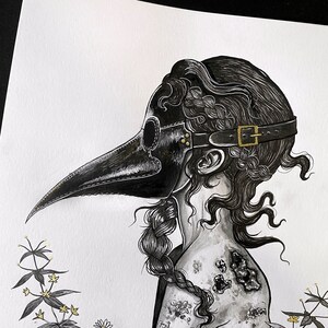 Mysophobia - Fear of Germs - Original Pen and Ink Drawing - Etsy