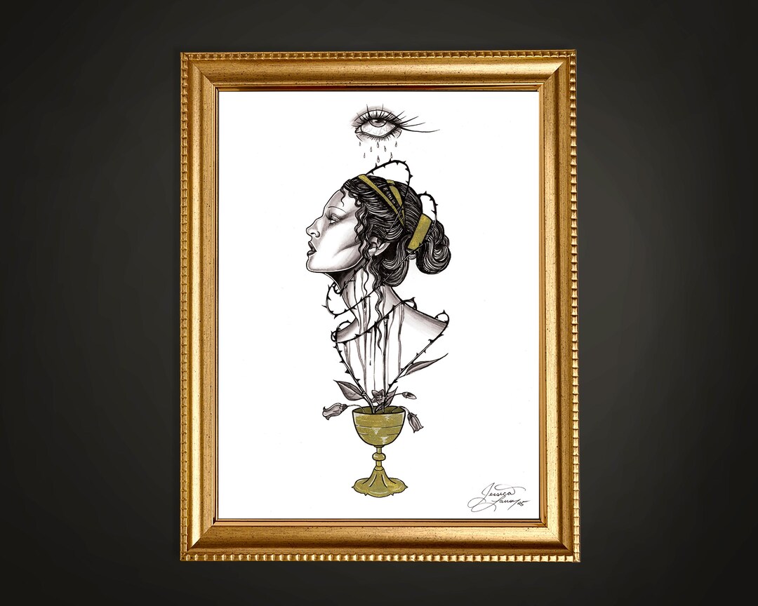 Locusta | Ancient Greek History - Inktober Art Print - Etsy